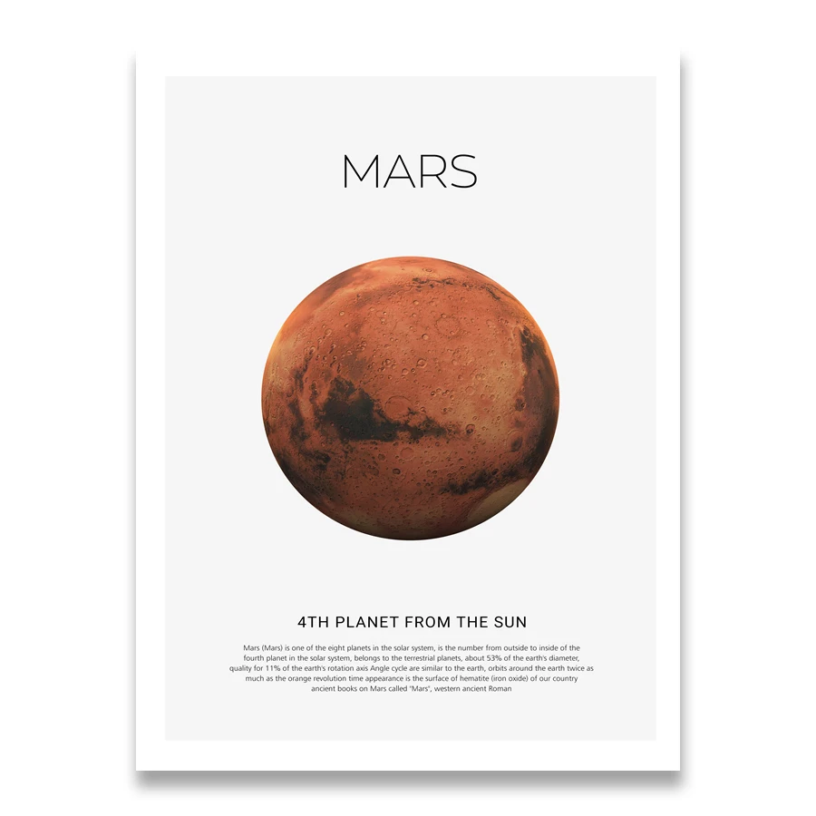 Mars 4th Planet To Sun