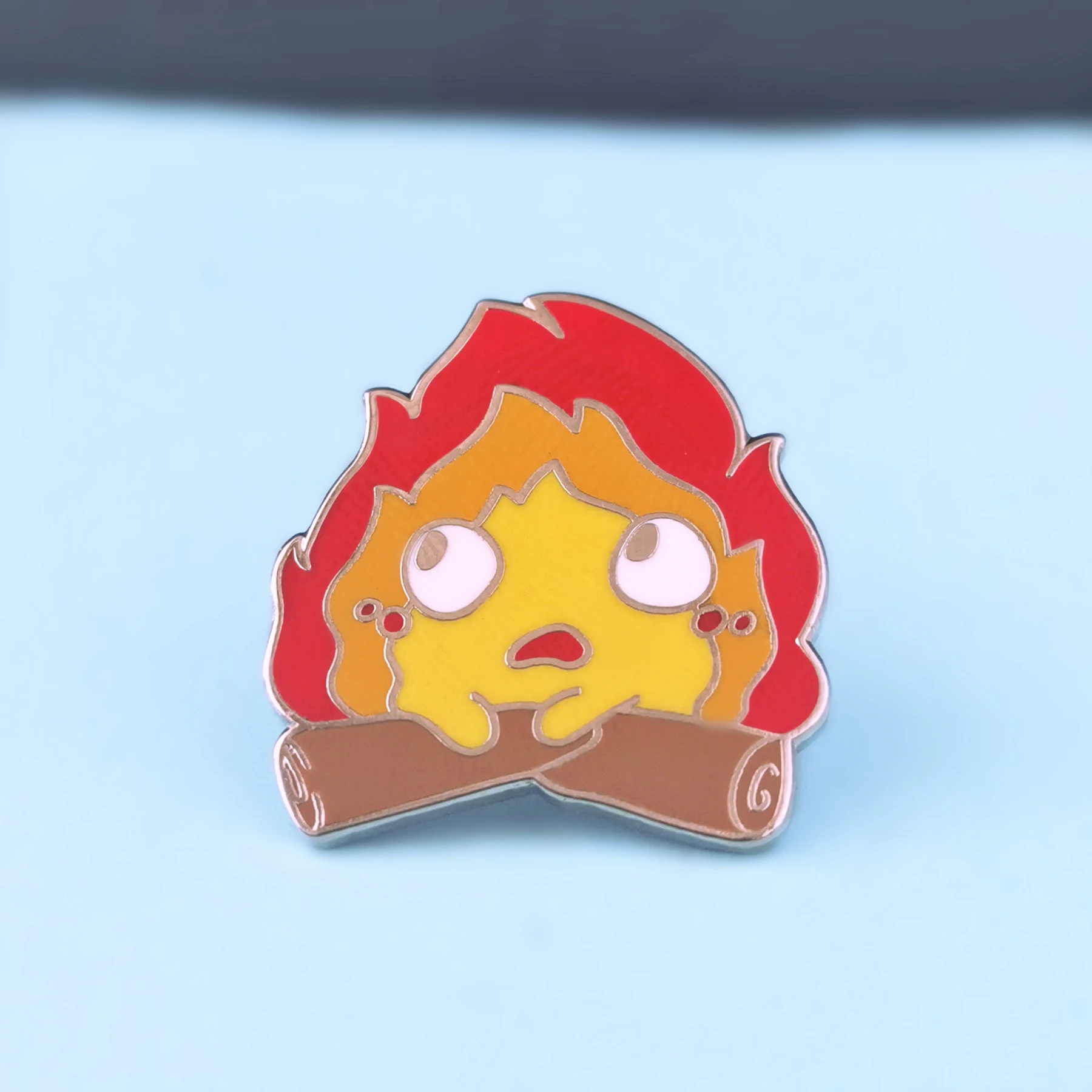 Kawaii-Calcifer-Burning-Flame-Hard-Enamel-Pin-Cute-Howl-s-Moving-Castle ...