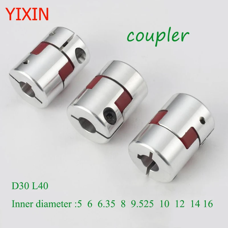 D30L40 Coupler D30 L40 three Jaw Aluminium Plum Flexible Shaft Coupling ...