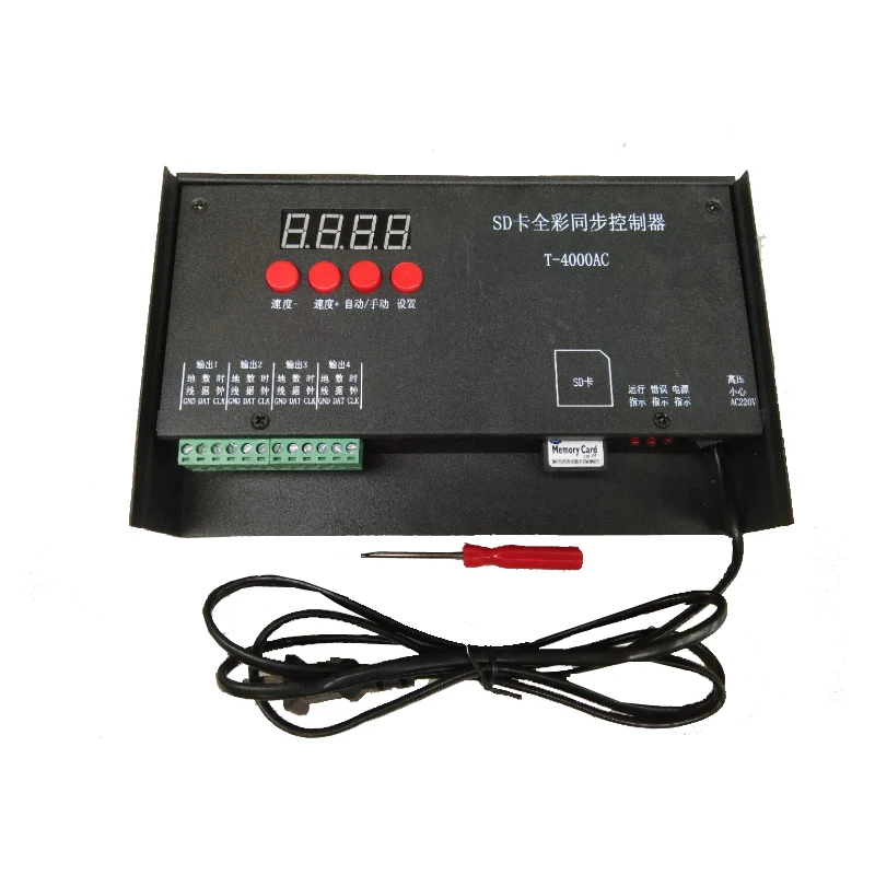 T-4000AC-LED-Full-Color-Controller-Light-Controller-Programmable ...