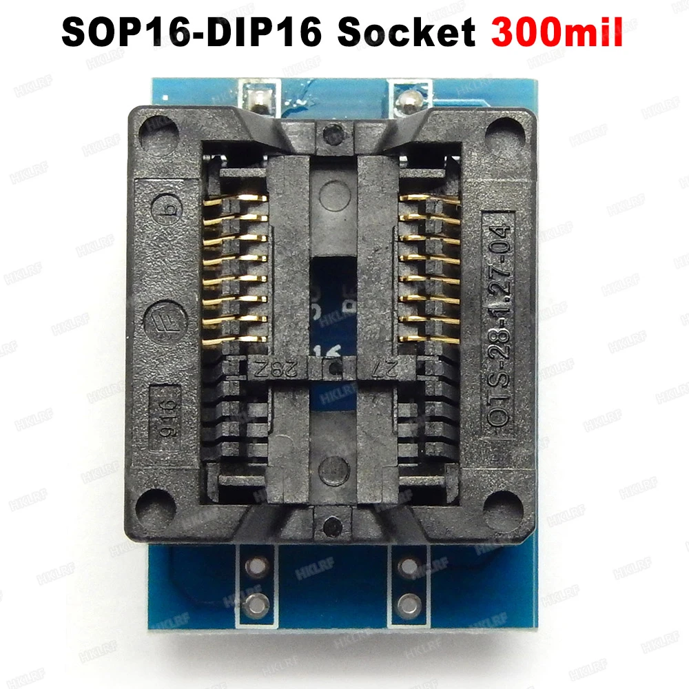SOP16 DIP16 SO16 IC MCU Test โปรแกรมเมอร์อะแดปเตอร์300mil Converter ...