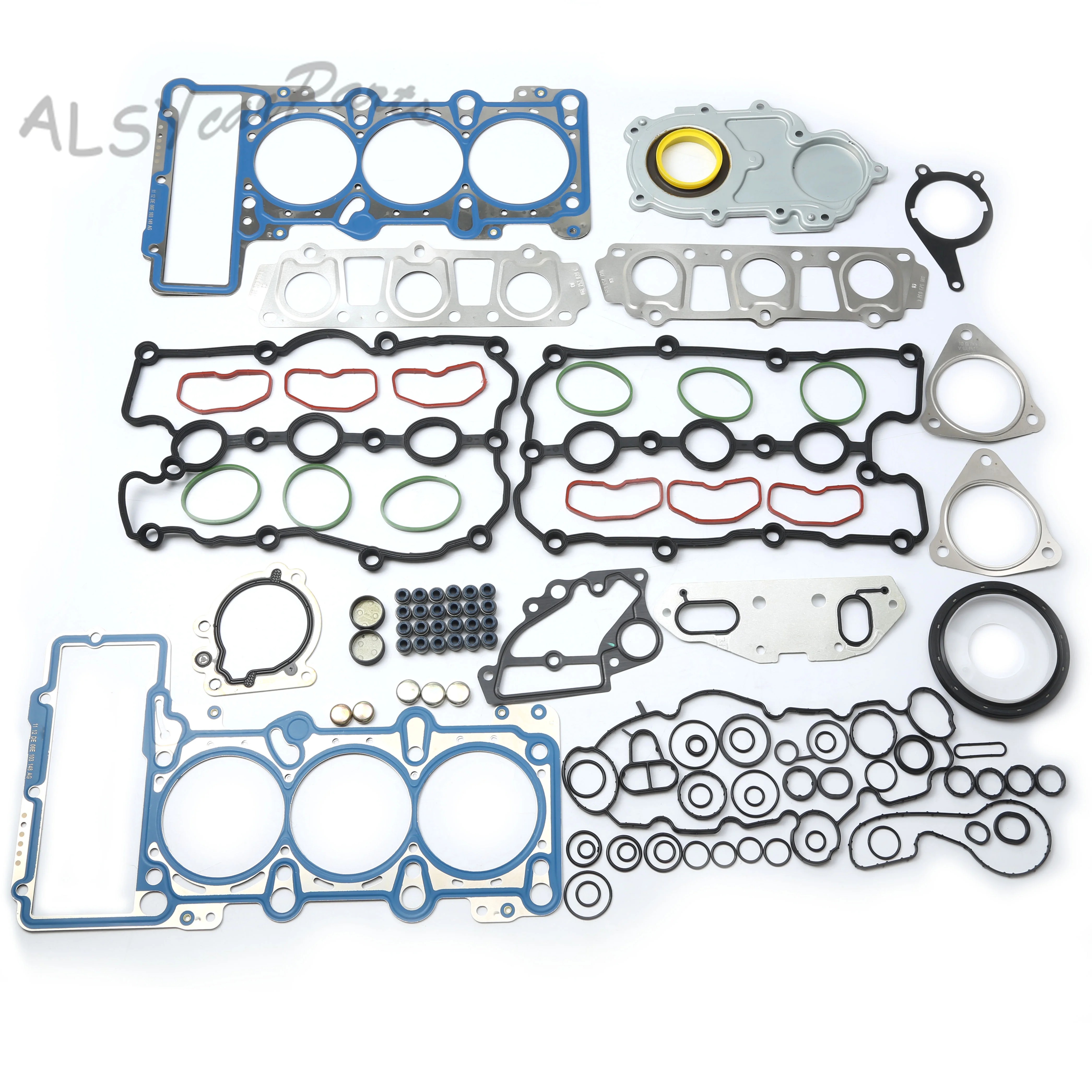 YIMIAOMO OEM 06E 103 AG 엔진 수리 재건 실린더 헤드 밸브 가스켓 키트, VW Touareg Audi A6 ...