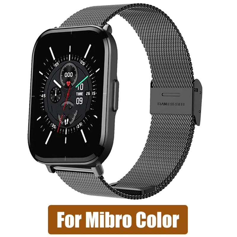 Metal-Wrist-Strap-For-Xiaomi-Mibro-Color-Smart-Watch-Band-20MM ...