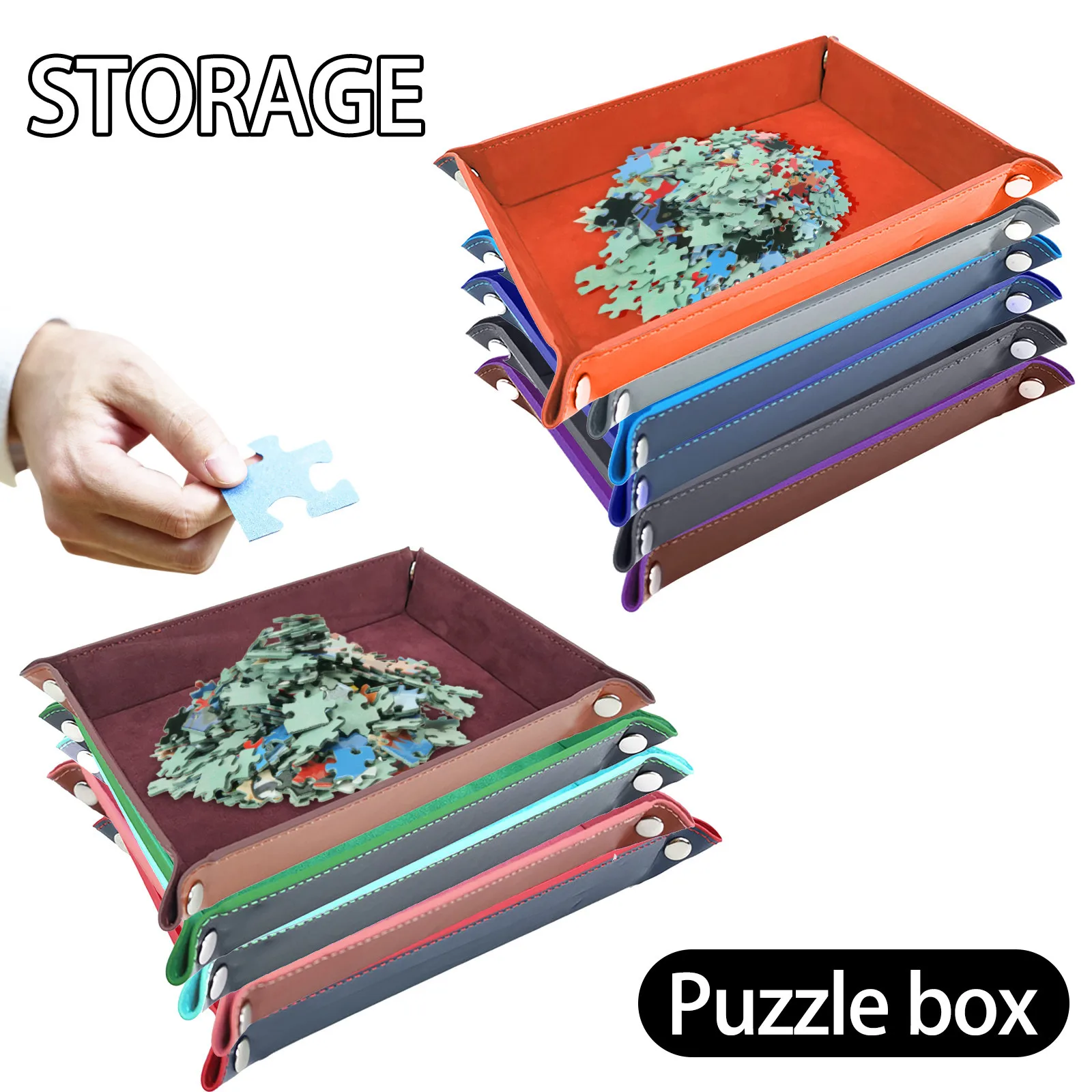 Jigsaw-Puzzle-Storage-Box-Small-Puzzle-Piece-Sorter-Woolen-Folding ...