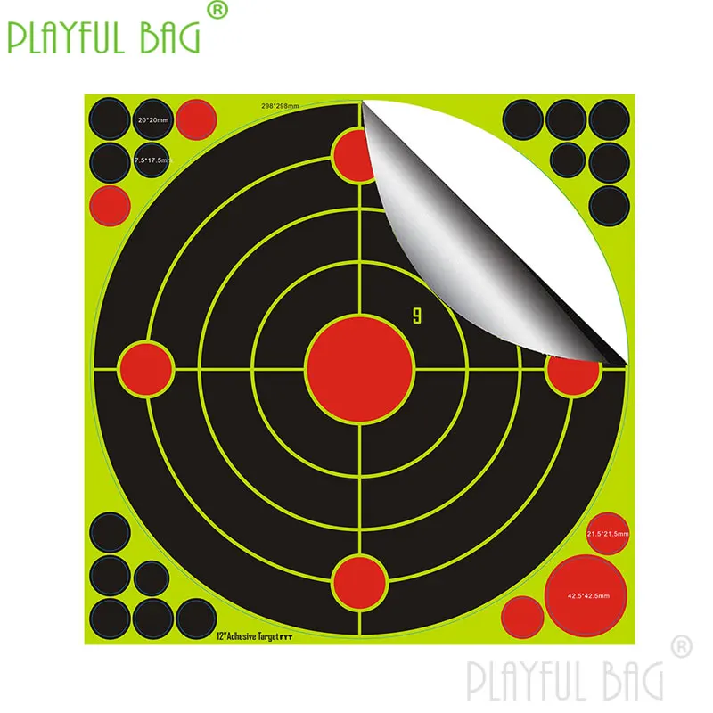 12-inch-fluorescent-splash-target-paper-fluorescent-gun-target-paper ...