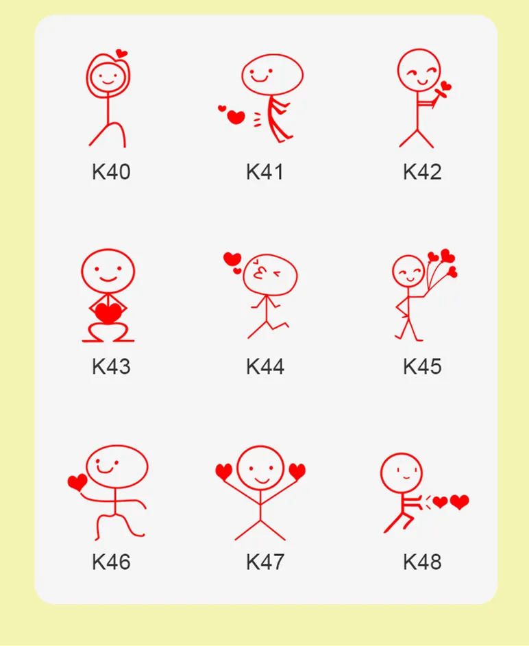 Cute Stick Figures Love