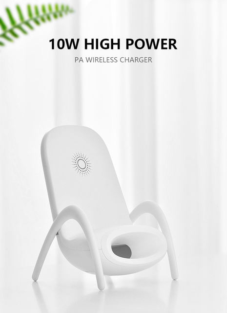Mini Chair Wireless Charger With Speaker | asghedom.com