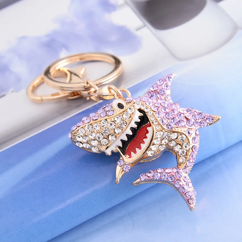 Keychains Rhinestones Fish | Pendant Charms Accessories | Keychains ...
