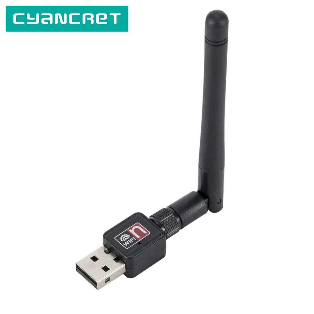 Usb-wireless-network-card-wifi-receiver-with-rotatable-antenna-2-4G ...