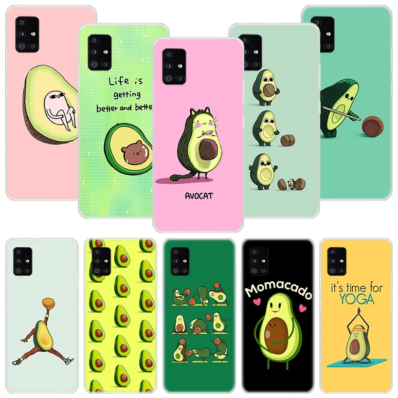 Cartoon-Fruit-Avocado-Phone-Case-For-Samsung-Galaxy-A51-A71-A41-A31 ...