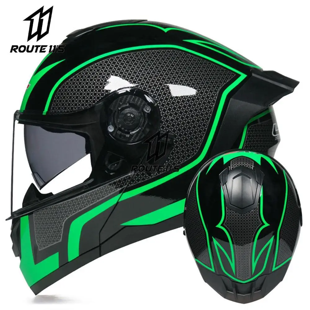 LVS Moto Helme Motocross Motorrad Helm Full Face Flip Typ Männer der ...
