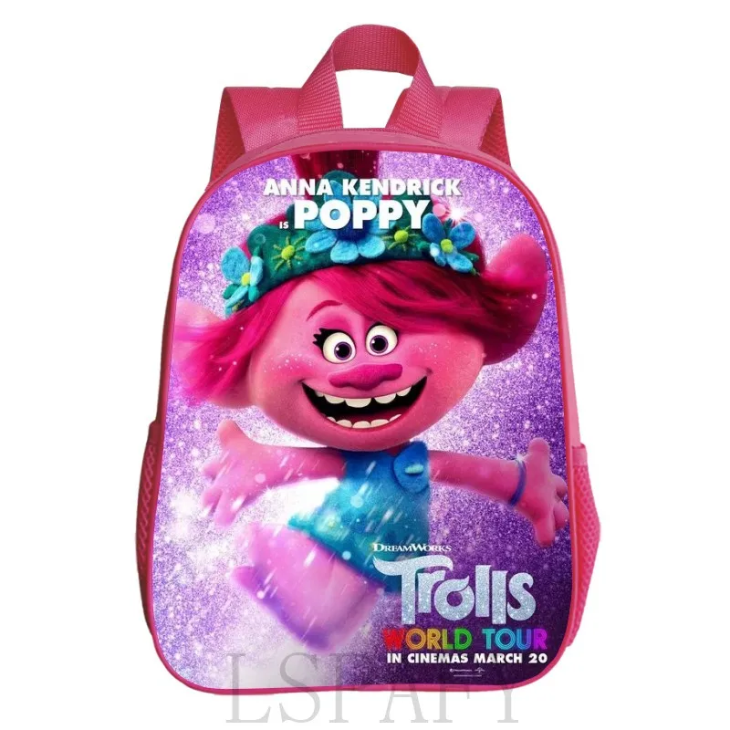 Lovely Trolls Printing Backpacks Bag Schoolbags Mochila Casual Rucksack ...