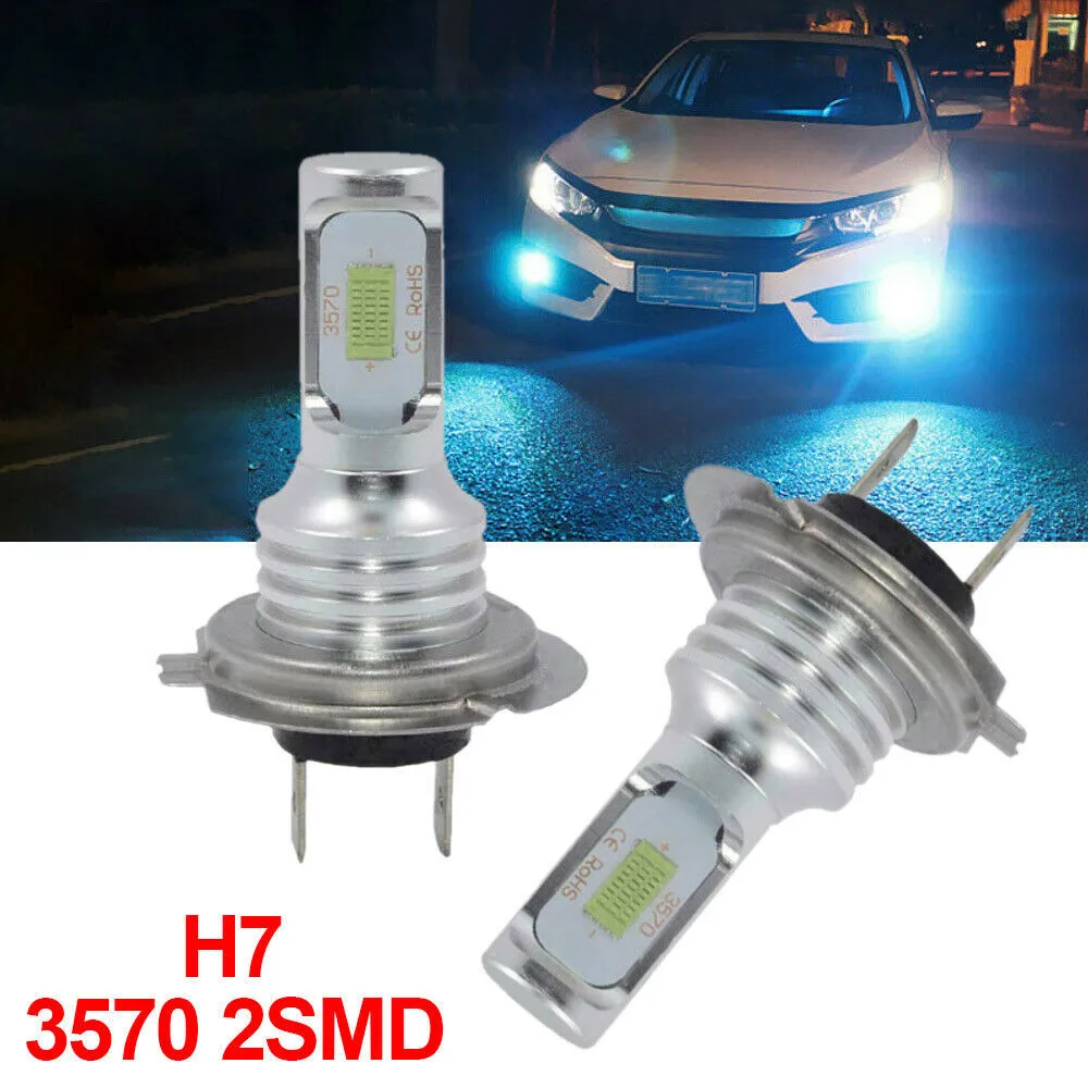 2Pcs-Super-Bright-Canbus-H7-LED-Truck-Car-Headlight-Bulbs-80W-2400Lm ...