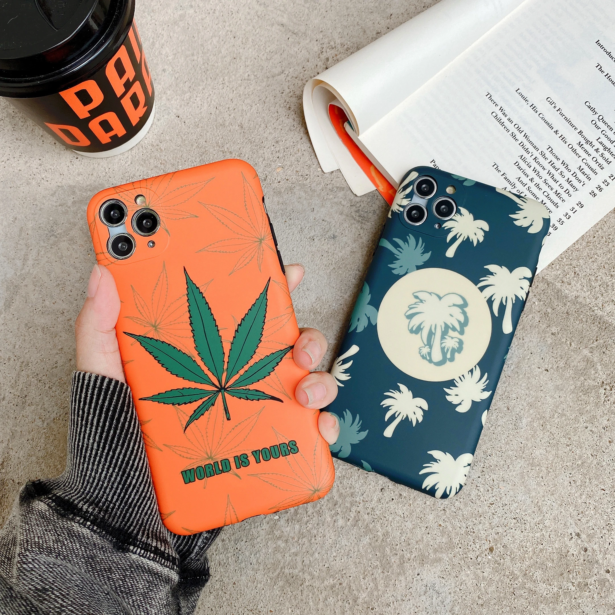 New Soft Maple Leaf Phone Case Phone Bag For IPhone 7 8 Plus 11 11pro
