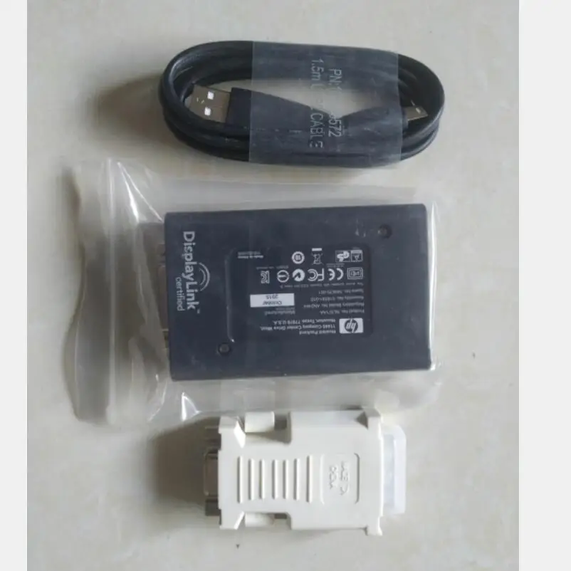 Genuine-USB-TO-DVI-VGA-DisplayLink-Adapter-Converter-DL-165-NL571AA ...