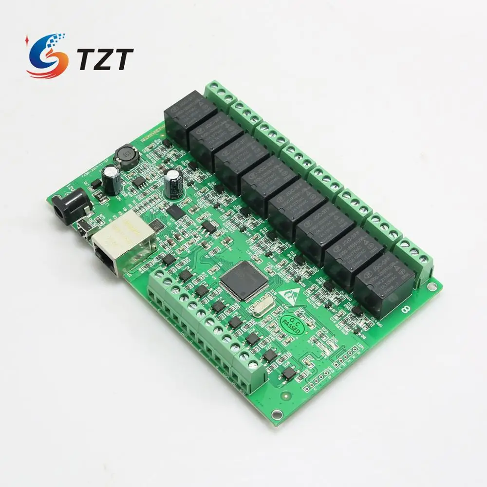 TZT 8 Channel Relay Network IP Relay Web Relay Dual Control Ethernet ...