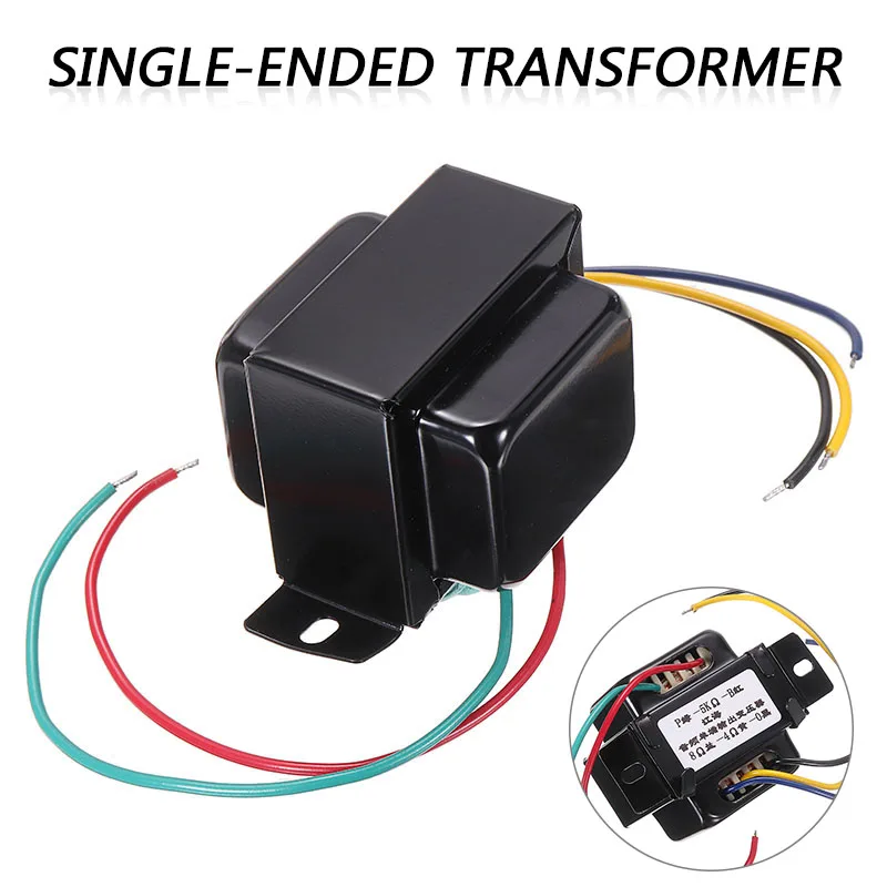1pc New Single-ended 5V Output Audio Transformer for Tube Amplifier 6P1 ...