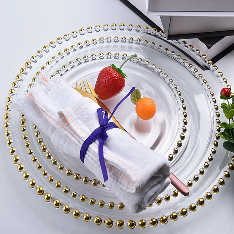 Transparent Glass Dinner Set