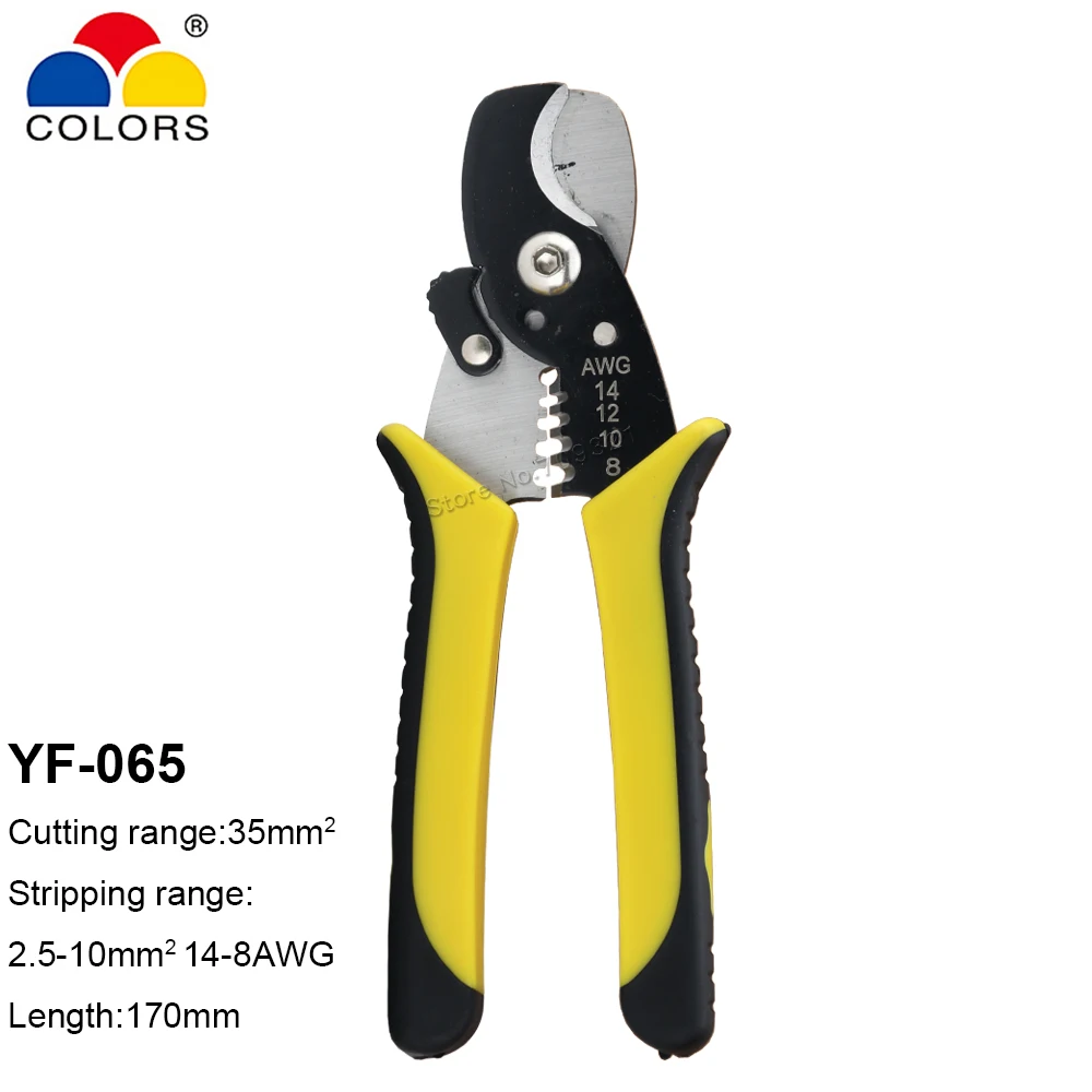 와이어 스트리퍼 스트리핑 플라이어, 케이블 커터 플라이어, 멀티 툴 전기 수공구, 2.5 10 mm2, 14 8AWG, 35 ...