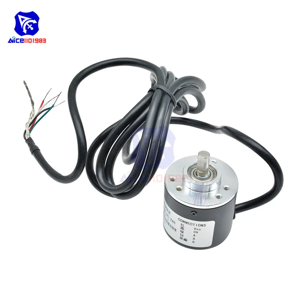 Diymore Encoder 360 P/r / 600 P/r Photoelectric Incremental Rotary 5 ...