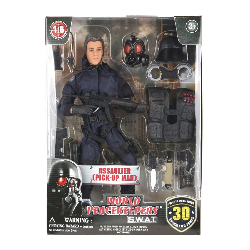 1/6 World Peacekeepers Action Figure Swat With Accessories Assaulter ...