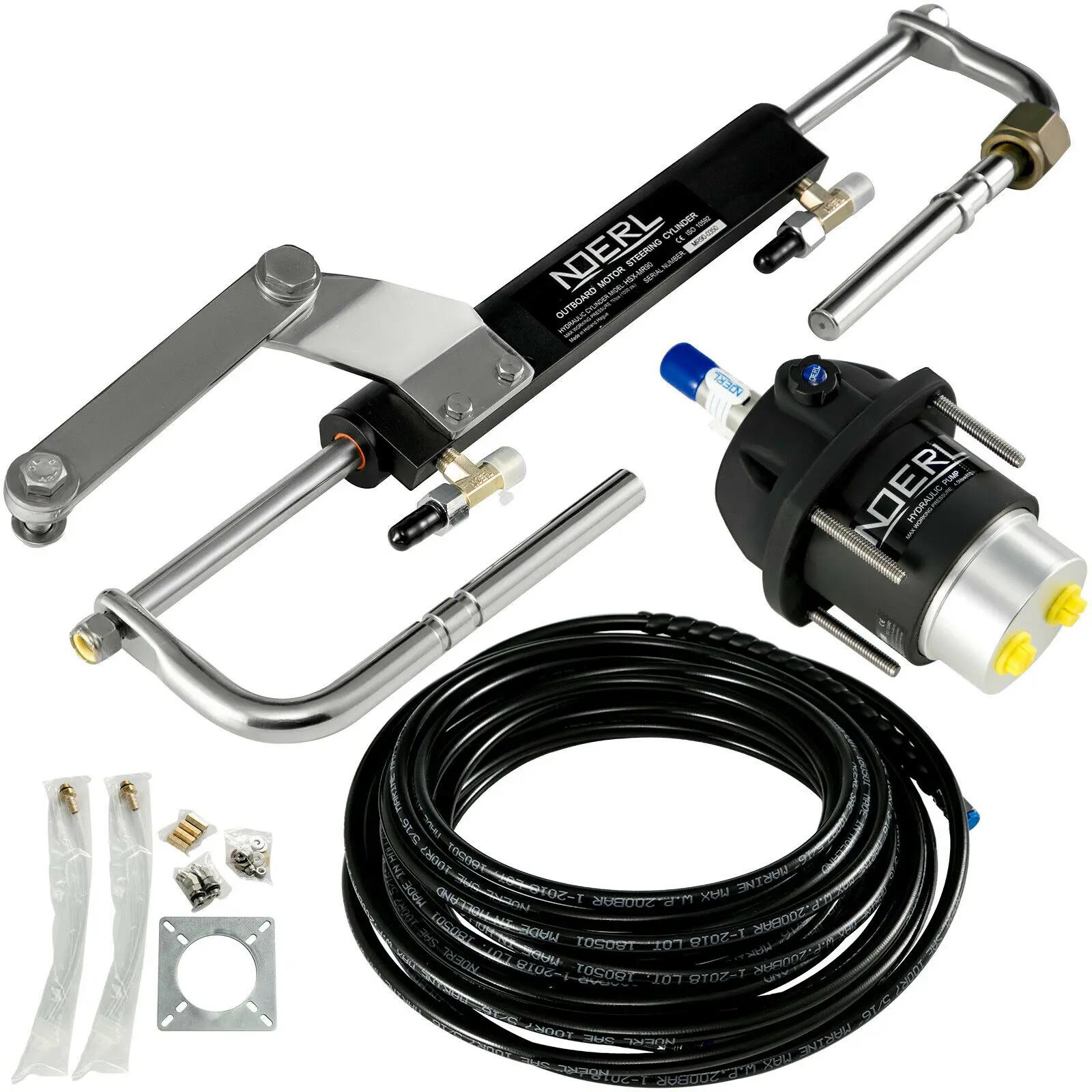 Hydraulic-Boat-Outboard-Steering-Marine-Steering-System-Kit-Cylinder ...