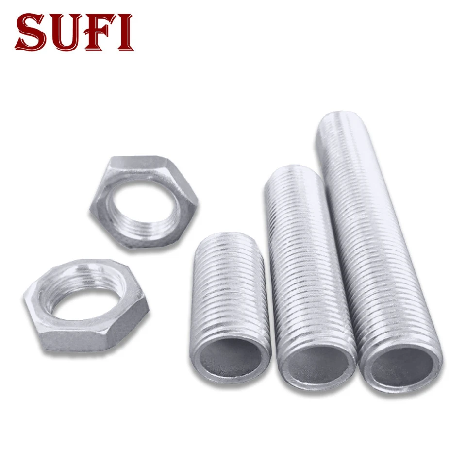 2pcs M16*1.5mm Pitch Hollow Full Tooth Pipe Thick Screw Tooth Rod ...