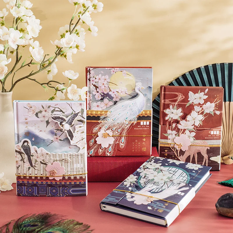 Chinese Style Notebook B6 Creative 3d Retro Diary Weekly Planner Manual ...