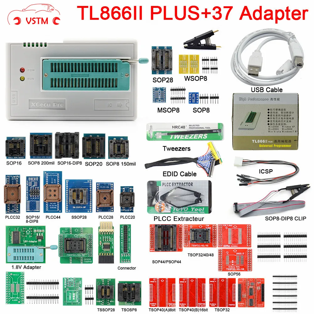 2022 Newest V11 TL866II Plus Universal Original minipro programmer ...