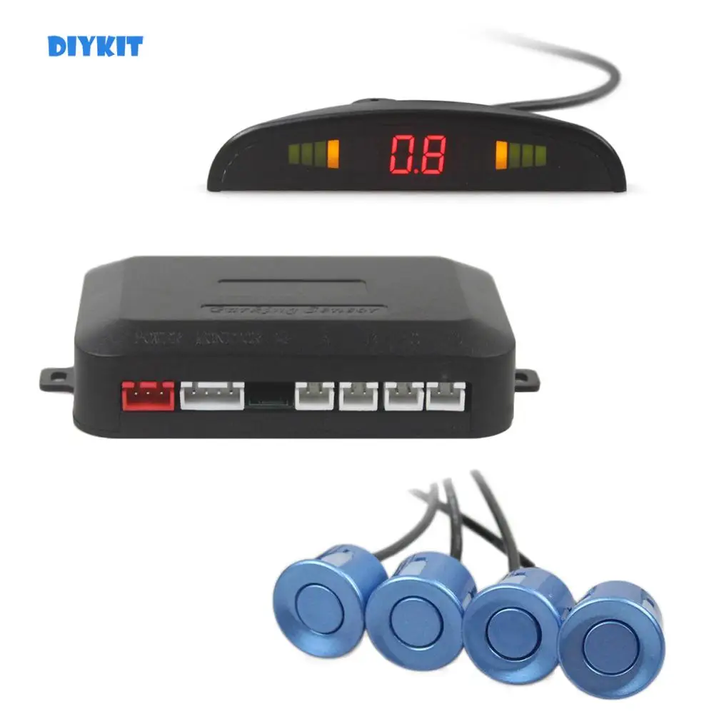 DIYKIT Car Parking Radar Sensors Backup Radar System with LED Backlight ...