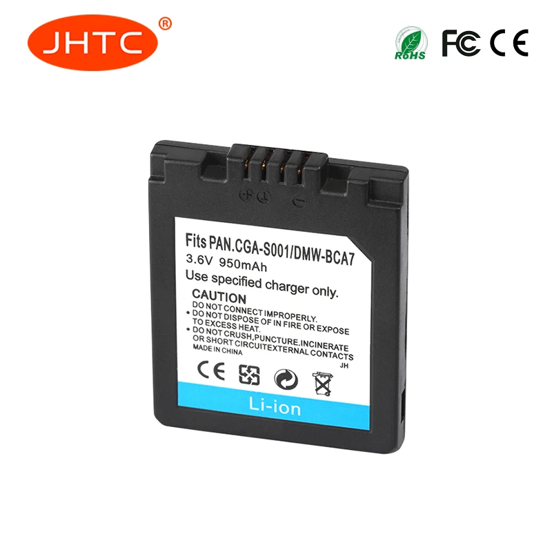 파나소닉용 CGA S001 배터리, DMW BCA7 E1026P DMC FX5EG A DMC FX5EG S DMC FX5EN ...