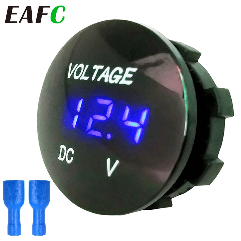 Dc 12v-24v Digital Voltage Meter Car Motorcycle Voltmeter Voltage ...