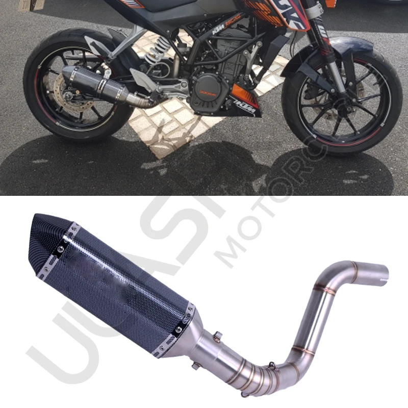 DUKE 125 DUKE200 DUKE390 DUKE250 Motorcycle Exhaust full system middle ...