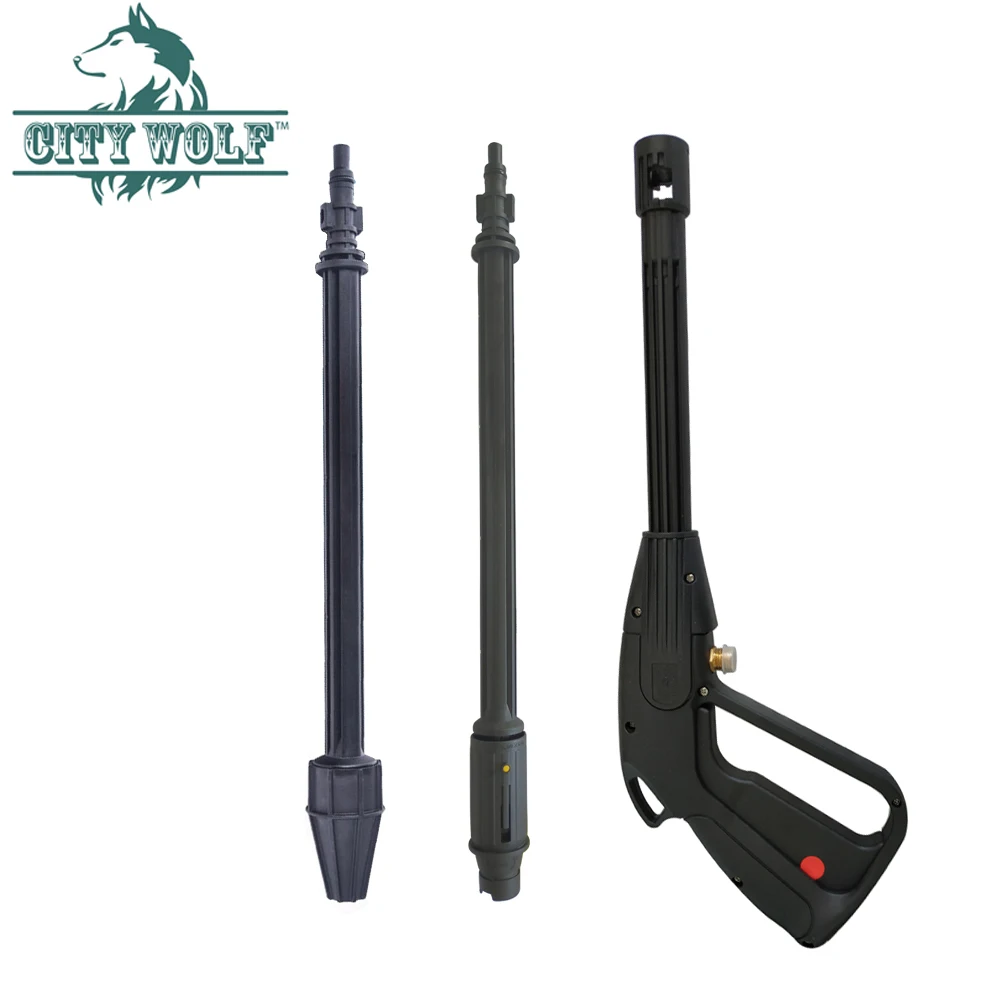 high pressure washer spray water gun M14x1.2mm Thread Connected Plastic ...