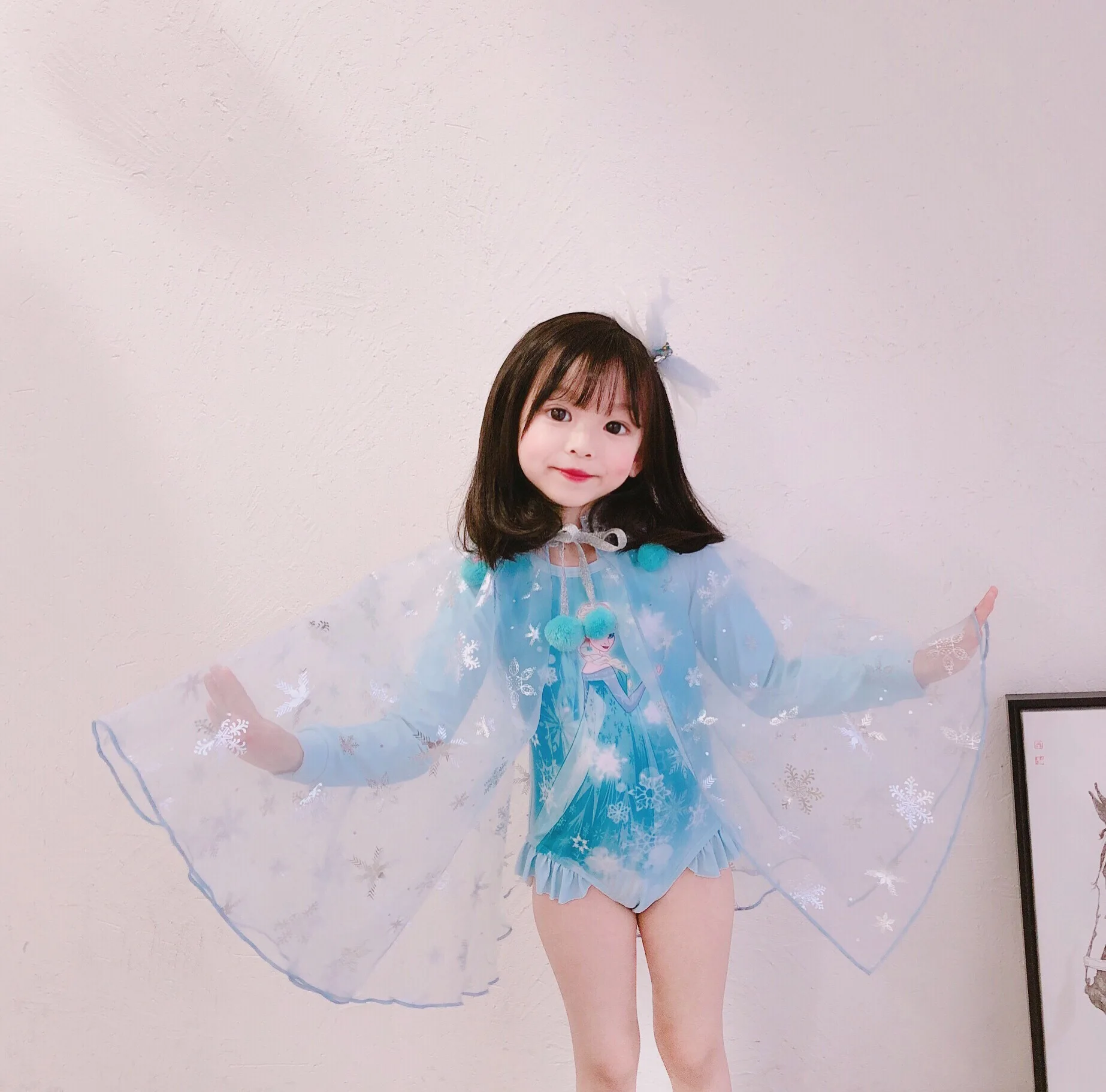 2020 New Frozen 2 Princess Aisha Long Sleeve Bikini Spa One-piece ...