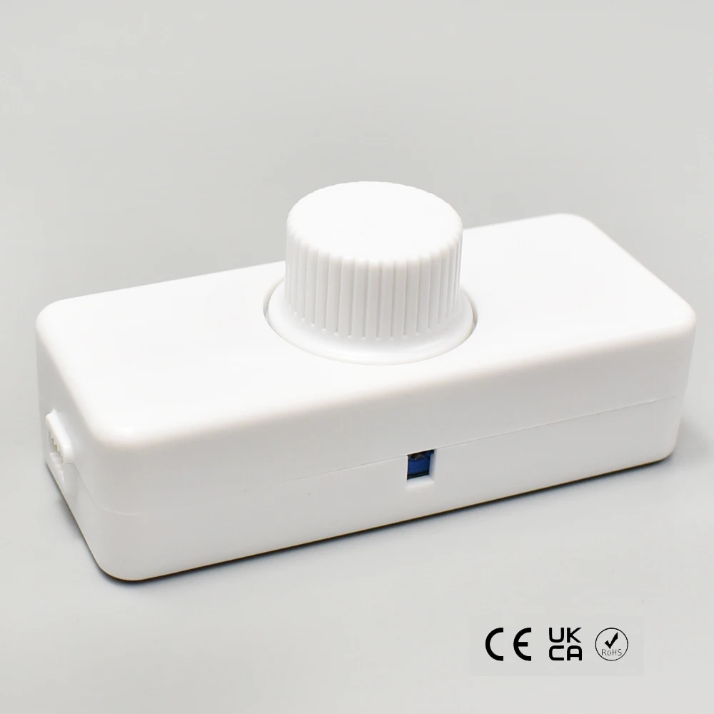 Uk Movable Triac Cord Dimmer Trailing Edge Rotary Switch Turn Off For ...