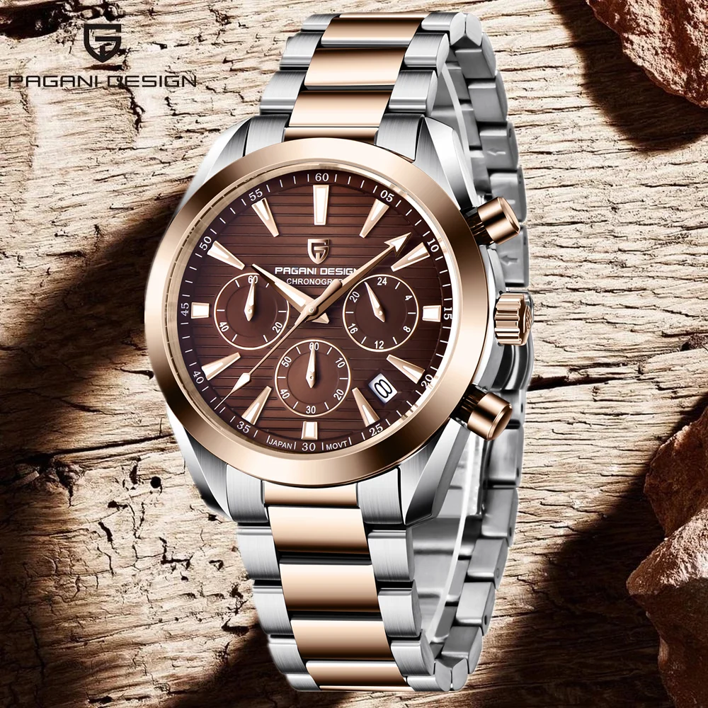 2021 Pagani Design New Men Mechanical Wristwatch Sapphire Glass Quartz ...