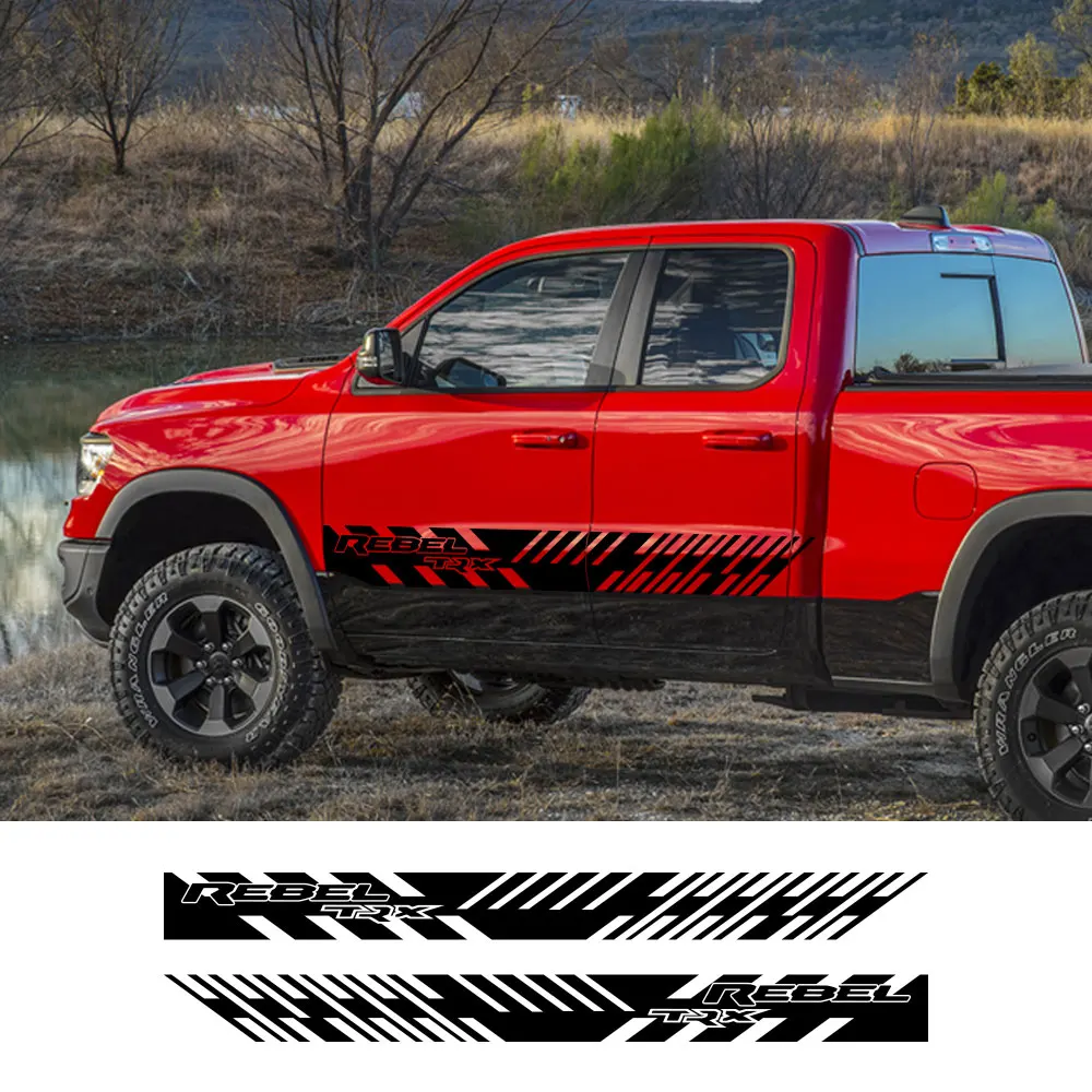 Dodge Ram Rebel Grunge Splash Logo Truck Vinyl Decal, 41% OFF