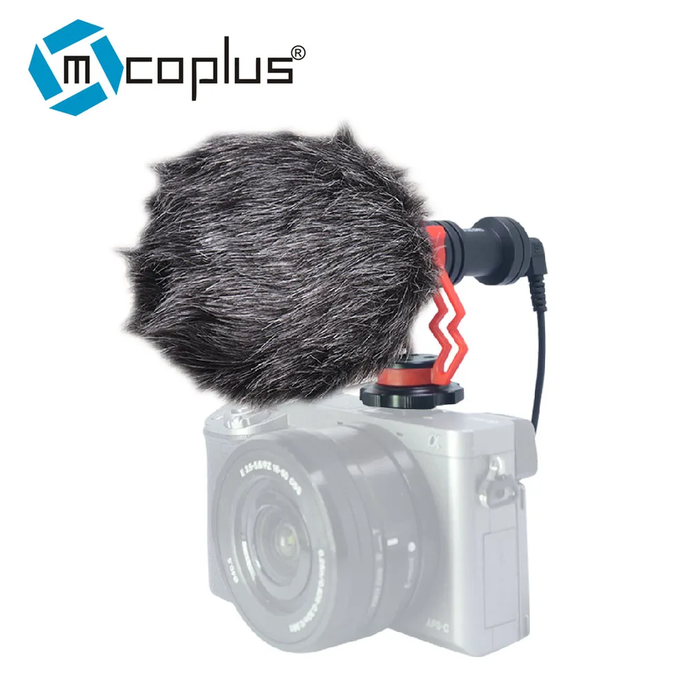 Mcoplus Vm d02 Microphone On camera Video Recording Mic Microfone For Android Xiaomi Action 