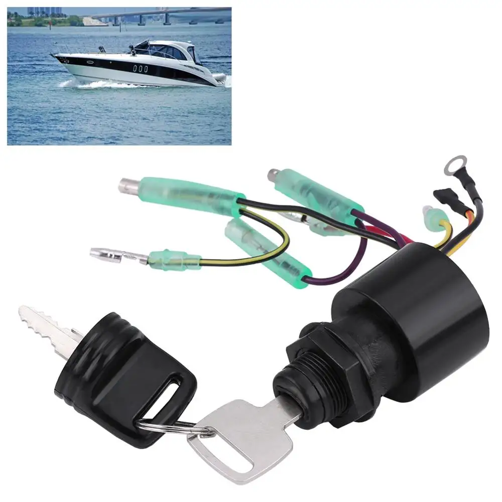 Boat-Ignition-Key-Switch-Assembly-Accessories-Suitable-For-Outboard ...