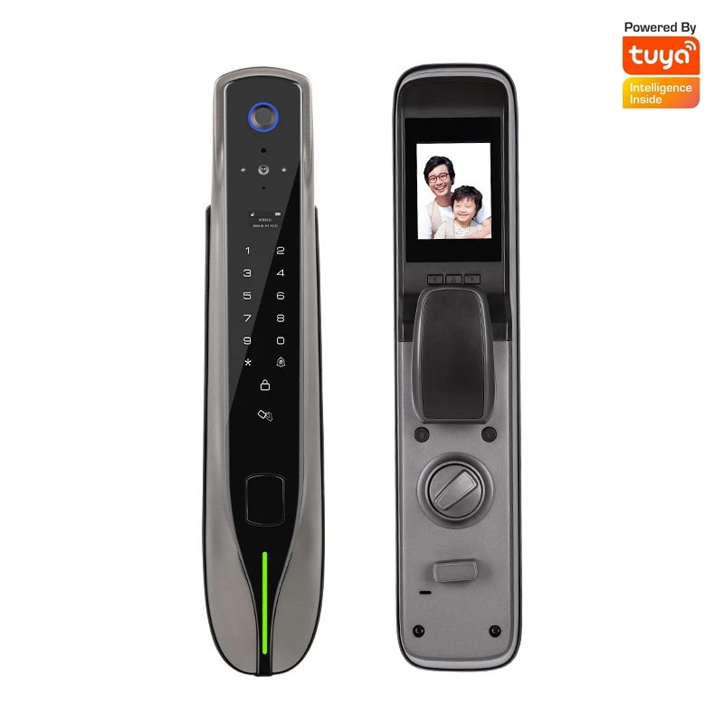Automatic Built-in Camera Tuya WiFi APP Remote Control Lock Peephole Recognition Fingerprint ...