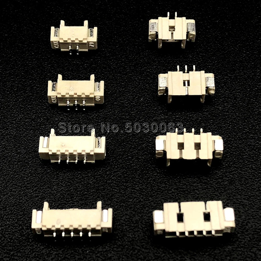 Horizontal Smd Socket 1.25mm Patch Plug Pin Header 2/3/4/5/6/7/8/9/10 ...