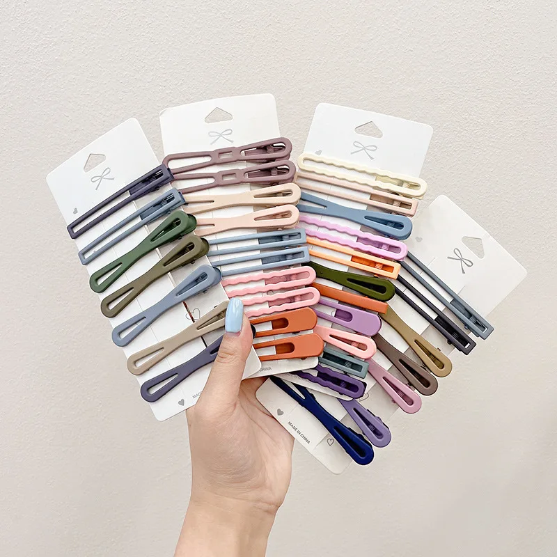 7-10Pcs-Set-Korean-Simple-Hair-Clip-Side-Clip-Girl-Clip-Hairware-Women ...