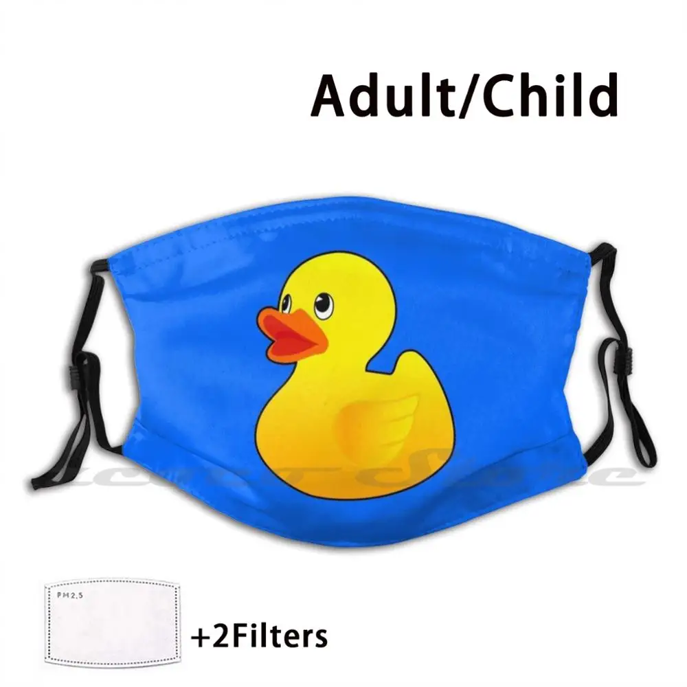 Classic-Rubber-Duck-Ducky-Mask-DIY-Washable-Filter-Pm2-5-Mouth-Trending ...