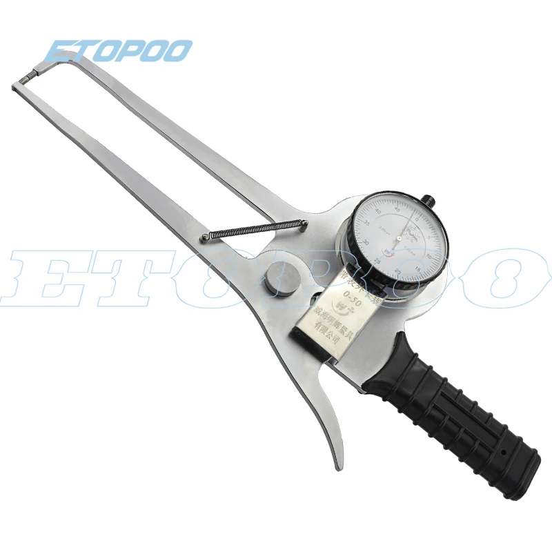 0-50mm Snap Gage Outside Diameter Dial Caliper Thickness Gauge Throat ...
