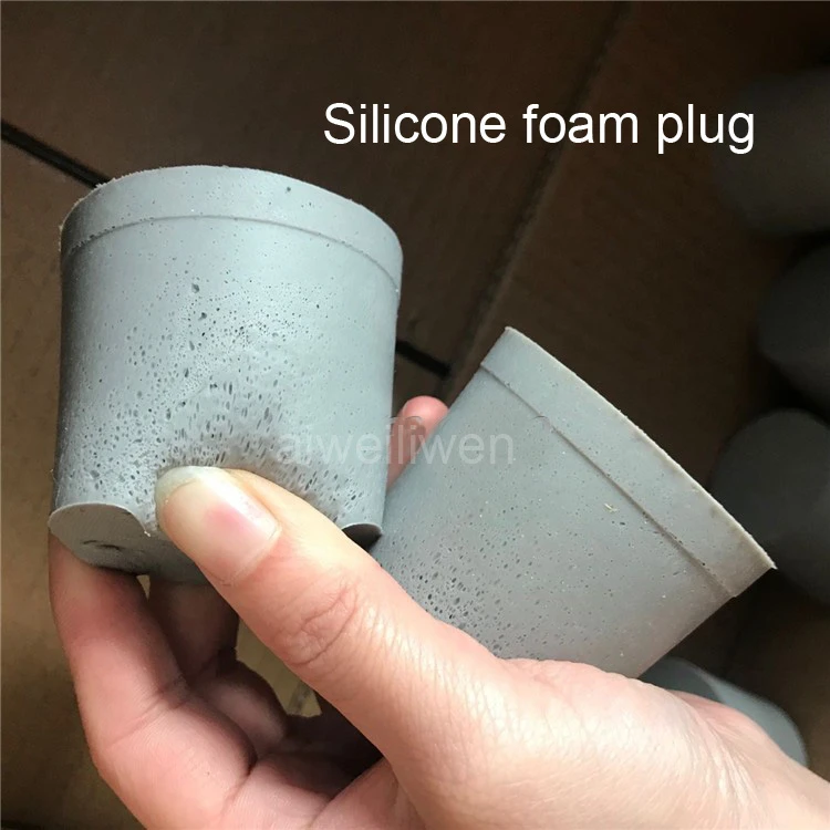 Silica Gel Plug Silicone Foam Plug Silicone Sponge End Cap Heat ...