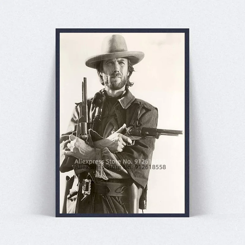 Clint Eastwood Cowboy Poster