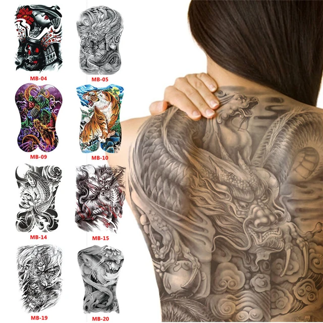 Back Dragon Tattoos For Men