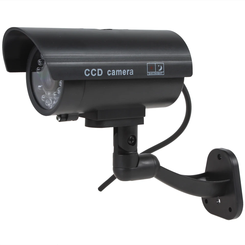 Cámara falsa CCTV a prueba de agua, simulada, para exteriores, cámara ...