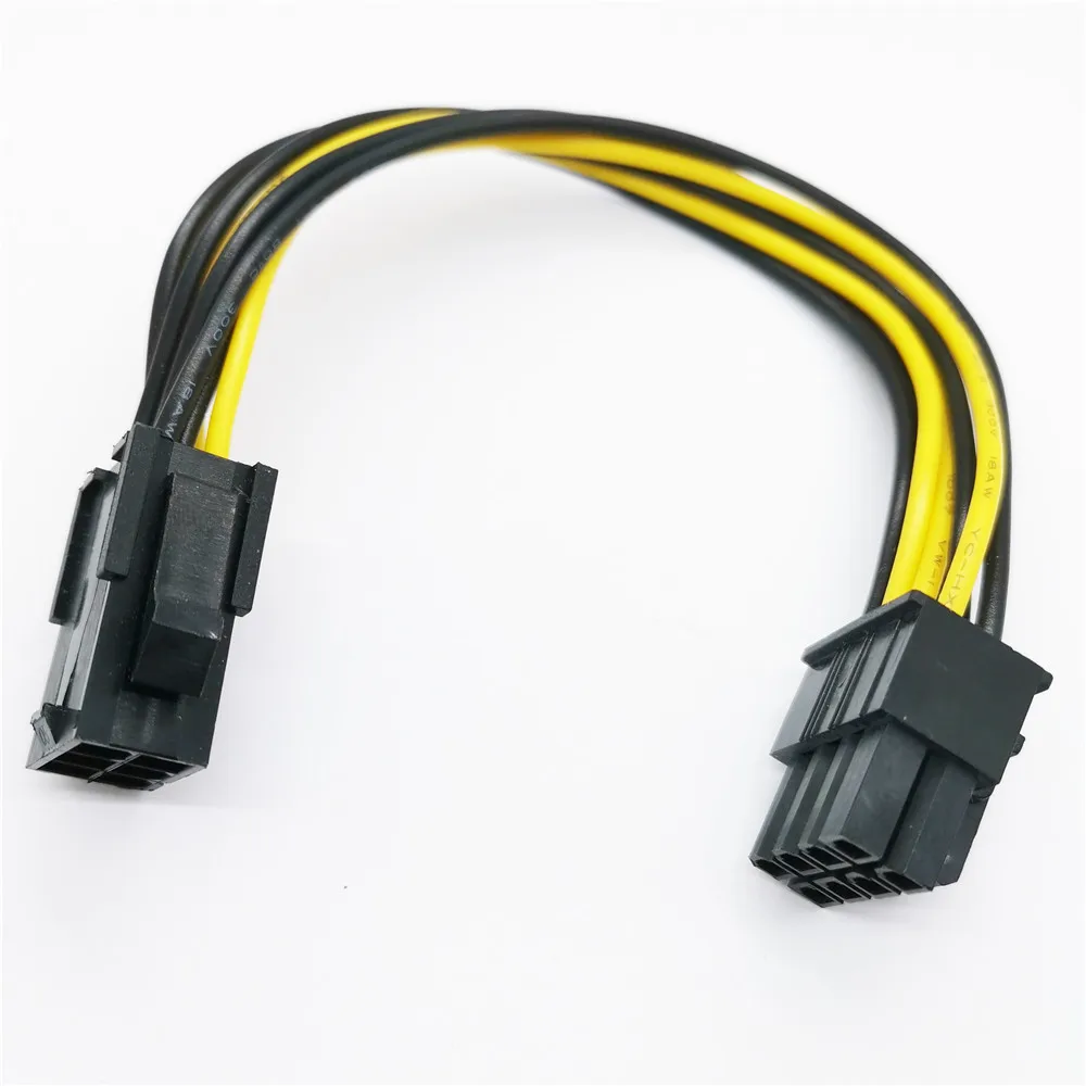 PCIe 6Pin to CPU 8Pin Power supply Cable Computer CPU P8 Female to GPU ...